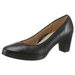 Pumps Ara "ORLY", Damen, Gr. 6,5, schwarz (13436, 05 schwarz), Nappaleder, Schuhe Pumps, Abendschuh, Festtagsschuh, Blockabsatz, in elegantem Look