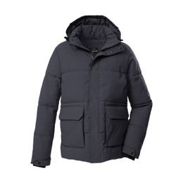 G.I.G.A. by Killtec Steppjacke "GW 26 MN QLTD JCKT", Damen, Gr. M, anthrazit, Obermaterial: 100% Polyester;Futter: 100% Polyester;F&uuml;llung: 100% Polyester, G.I.G.A. DX BY KILLTEC, Jacken Steppjacke, Wasserabweisende Herrenjacke, abnehmbare Kapuze, recycelte Materialien