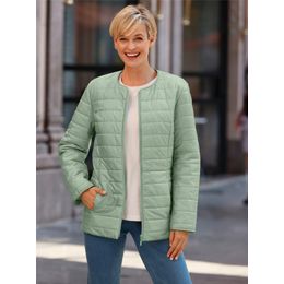 Steppjacke Classic Basics, Damen, Gr. 44, gr&uuml;n (eucalyptus), 100% Polyester, Wattierung:100% Polyester, unifarben, Jacken Steppjacke