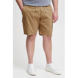 Cargoshorts Blend "BHSiello Big & Tall", Herren, Gr. 6XL, US-Gr&ouml;&szlig;en, braun (beige braun), Web, 98% Baumwolle, 2% Elasthan, unifarben, regular fit kurz, Hosen, Stilvolle Cargo Shorts mit Taschen in gro&szlig;en Gr&ouml;&szlig;en