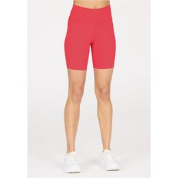 ENDURANCE ATHLECIA Lauftights ATHLECIA "Bloom", Damen, Gr. 42, EURO-Gr&ouml;&szlig;en, orange (neonorange), 77% Polyamid, 23% Elasthan, unifarben, Hosen, in feuchtigkeitsregulierender Qualit&auml;t