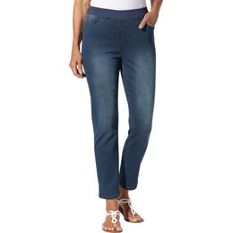 CR&Eacute;ATION L Damen 7/8-Jeans blue-stone-washed Gr&ouml;&szlig;e 22