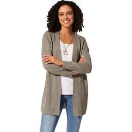 CR&Eacute;ATION L Damen Strickjacke in pflegeleichter Qualit&auml;t schlamm Gr&ouml;&szlig;e 38