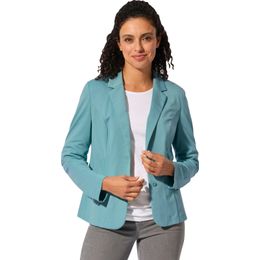 CR&Eacute;ATION L Damen Jerseyblazer in Interlock-Qualit&auml;t ozean Gr&ouml;&szlig;e 40