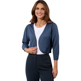 CR&Eacute;ATION L Damen Bolero mit 3/4-&Auml;rmeln dunkelblau Gr&ouml;&szlig;e 38