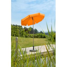 Sonnenschirm Schneider Schirme "Locarno", orange, Obermaterial: 100% Polyester, Standschirme, abknickbar, ohne Schirmst&auml;nder