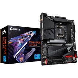 Gigabyte Mainboard "Z790 AORUS ELITE AX", schwarz, B:30,5cm H:3,5cm T:24,4cm, Mainboards