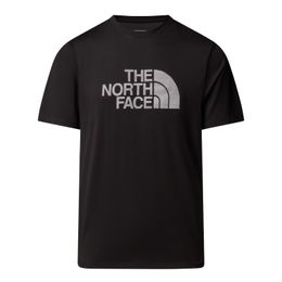Funktionsshirt The North Face "M 24/7 SHORT SLEEVES EASY TEE REG", Damen, Gr. L, schwarz (tnf schwarz), Jersey, Obermaterial: 100% Polyester, unifarben, normal, Rundhals, Shirts Funktionsshirt, sportlicher Stil, mit Rundhalsausschnitt, Kurzarm, pflegeleicht