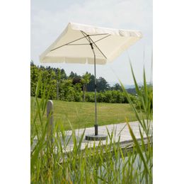 Rechteckschirm Schneider Schirme "Locarno", beige (natur), Obermaterial: 100% Polyester, Standschirme, abknickbar, ohne Schirmst&auml;nder