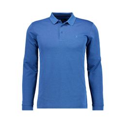 Poloshirt Ragman, Herren, Gr. XL, blau (blau, melange, 765), Baumwollmischung, regular fit, ohne Ausschnitt, Shirts