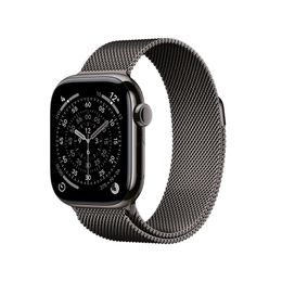 Apple Watch Series 11 Titan Schiefer (GPS + Cellular) 42mm (Milanaise Armband Schiefer)