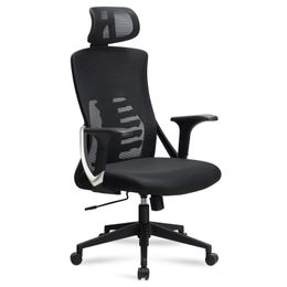 AMSTYLE B&uuml;rostuhl SPM1.447 Mesh-Bezug Schwarz