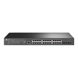 TP-LINK Omada JetStream 24P Switch L2+ managed 16 x 10/100/1000/2.5G (PoE+) + 8 x 10/100/1000/2500 (PoE++) + 4 x 10 Gigabit SFP+