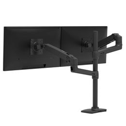 Ergotron LX Dual Monitor Arm - Monitor Tischhalterung mit patentierter CF-Technologie f&uuml;r 2 Displays bis 101,6cm (40")