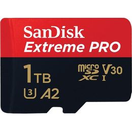 Sandisk Extreme&reg; PRO microSDXC Speicherkarte 1TB mit SD-Adapter