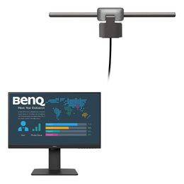 BenQ Monitor BL2486TC 60,5 cm (23,8 Zoll) + BenQ Screenbar Halo 2 - LED-Monitorlampe schwarz