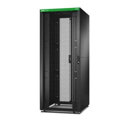APC Easy Rack 800mm/42HE/800mm mit Dach, Seitenwand, Rollen, F&uuml;&szlig;en und 4 Halterungen, ohne Boden, schwarz