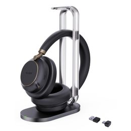 Yealink Headset BH 76 Plus mit Ladestation UC Black USB-C/A