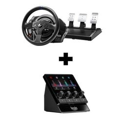 Thrustmaster T300 RS GT-Edition Lenkrad- & Pedalset + Hercules Stream 100 Audio Controller
