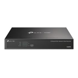 TP-LINK VIGI NVR1008H-8MP 8 Kanal Netzwerk Video Recorder, 1x bis zu 10TB SATA HDD intern montierbar, Rack-f&auml;hig