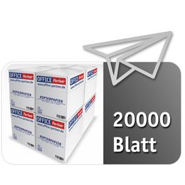 OFFICE-Partner OFFICE Partner Premium Kopierpapier, wei&szlig; - DIN A4 80g/m&sup2; - 20.000 Blatt