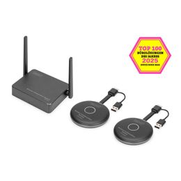 Digitus Click & Present Pro - BYOD Collaboration System HDMI, 2x TX, 1x RX