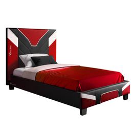 X Rocker Cerberus MKII Gaming-Bett f&uuml;r Kinder & Jugendliche - schwarz/rot/wei&szlig;