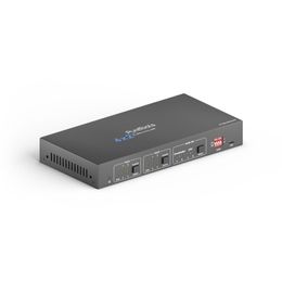 PureTools - 4x2 HDMI Matrix, 4K, HDR Digital und Analog Audio, ARC und RS232