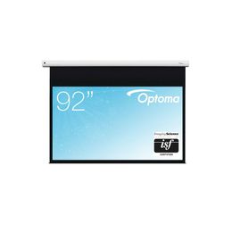 Optoma DE-9092EGA motorisierte Leinwand f&uuml;r Wand-/Deckenmontage, 16:9, (92") 234 cm