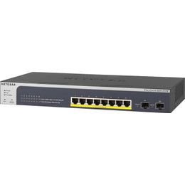 Netgear GS510TPP 8-Port Gigabit PoE Smart Managed Pro Switch mit 2 Gigabit-SFP-Ports