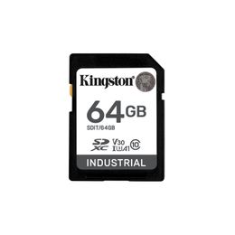Kingston Technology 64G SDXC Industrial pSLC Speicherkarte 64 GB