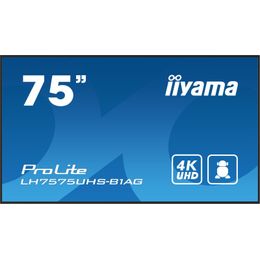 iiyama ProLite LH7575UHS-B1AG Signage Display 189,3cm (75 Zoll)