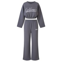 studioselect Jogginganzug 'Insa' Damen Gr&ouml;&szlig;e S marine / wei&szlig;