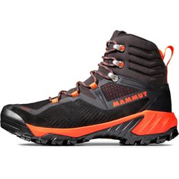 Mammut Sapuen High Wanderschuhe Herren - schwarz - Gr. 46 - Mesh
