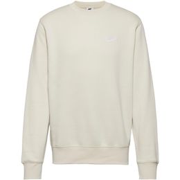 Nike Club Sweatshirt Herren - beige - Gr. XL - Baumwolle/Polyester