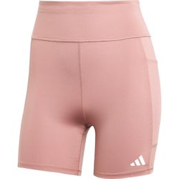 Adidas Otr Funktionsshorts Damen - rot - Gr. L - Polyester/Elastan