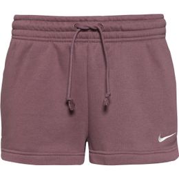 Nike Phoenix Shorts Damen - lila - Gr. L - Baumwolle/Polyester
