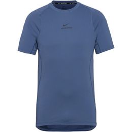 Nike Df Funktionsshirt Herren - blau - Gr. M - Polyester