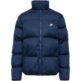 Nike Nsw Club Steppjacke Herren - blau - Gr. S - Polyester