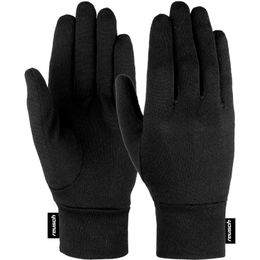 Reusch Merino Wool Conductive Handschuh - schwarz - Gr. 10 1/2 - Merinowolle