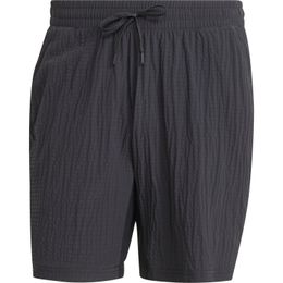 Adidas Ergo Pro Tennisshorts Herren - schwarz - Gr. S - Polyamid/Elastan