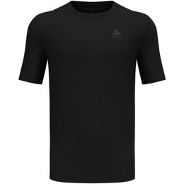 Odlo Merino 200 Funktionsshirt Herren - schwarz - Gr. S - Merinowolle