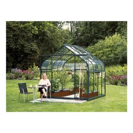 Vitavia Comfort Edition Diana 6700 ESG 3mm, smaragd inkl. Fundamentrahmen, automatischem Fenster&ouml;ffner und Regenfallrohr-Set