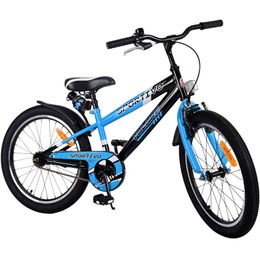 TPFSports Sportivo Kinderfahrrad - Jungen - 20 Zoll - 2 Handbremsen - Blau