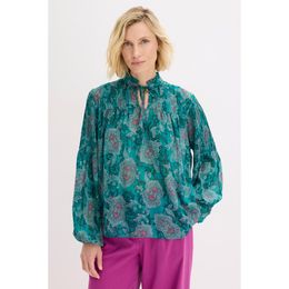 bonprix Satin Tunika mit Biesen, gr&uuml;n, Satin