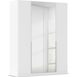 Dreht&uuml;renschrank OTTO HOME "Kleiderschrank Schrank Garderobe AGORDO mit Dekor- oder Hochglanzfront", wei&szlig; (alpinwei&szlig;), B:181cm H:229cm T:54cm, Holzwerkstoff, Schr&auml;nke, Dreht&uuml;renschrank, durchdachte Innenausstattung, in 7 Breiten und 2 H&ouml;hen MADE IN GERMANY, Topseller