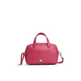 Tommy Jeans Damen Umh&auml;ngetasche "TJW CITY TRUNK CROSSOVER"pink, Lederimitat, Taschen, Damen Tragetasche, Schultertasche mit Herzchen-Applikation