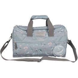 Sporttasche School-Mood "Nordic Collection, Aqua", Kinder, Gr. B/H/T: 39cm x 20cm x 22cm, blau (aqua), Polyester, Taschen Sporttasche