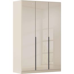Dreht&uuml;renschrank OTTO HOME "Kleiderschrank Kleiderschr&auml;nke Schrank Garderobe AGORDO mit Glasfront", beige (beige, glas beige (champagner)), B:136cm H:210cm T:54cm, Holzwerkstoff, Schr&auml;nke, Dreht&uuml;renschrank, durchdachte Innenausstattung, in 7 Breiten und 2 H&ouml;hen MADE IN GERMANY, Topseller