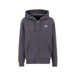 Alpha Industries Sweatshirt 'Basic Zip' Herren Gr&ouml;&szlig;e M dunkelgrau
